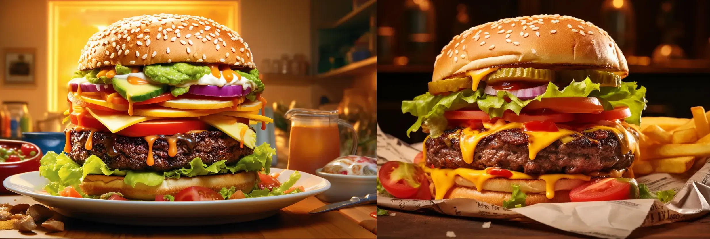 Beef Burger Showdown: Fast Food Vs. Homemade Goodness