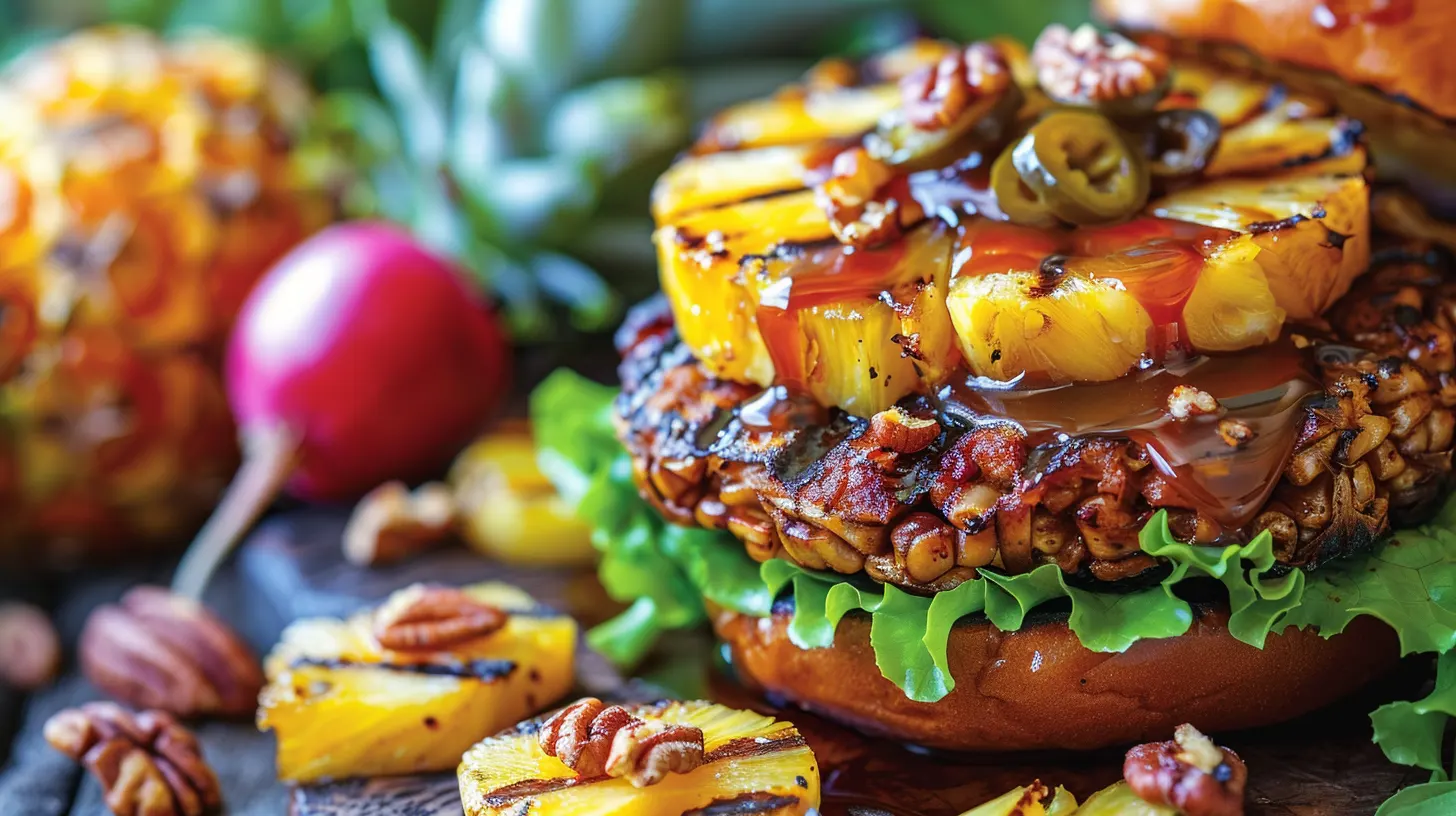 Sweet and Savory Symphony: Dessert-Inspired Veggie Burger Toppings