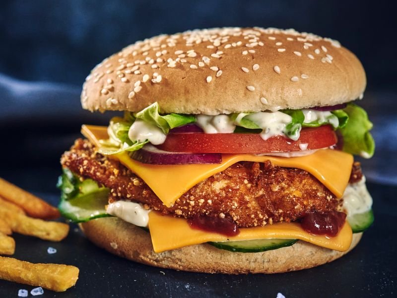 The Secret to Crispy, Golden Brown Chicken Burger Patties