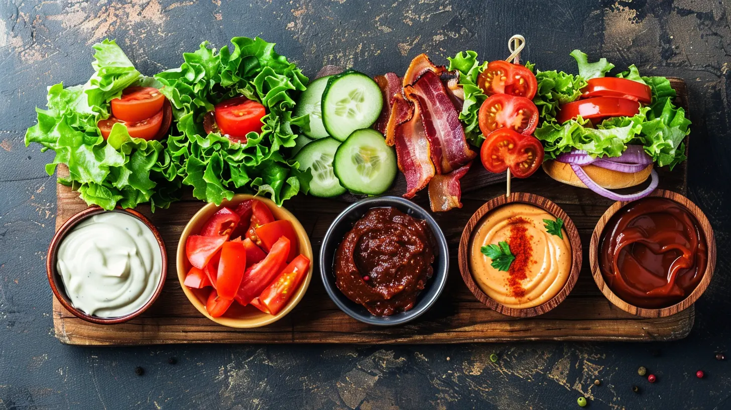 Burger Toppings and Sauces: DIY Creations